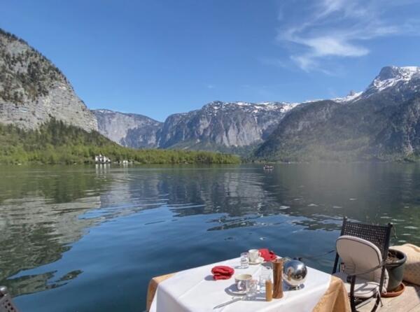 Hallstatt restaurants with view - Hallstatt Austria