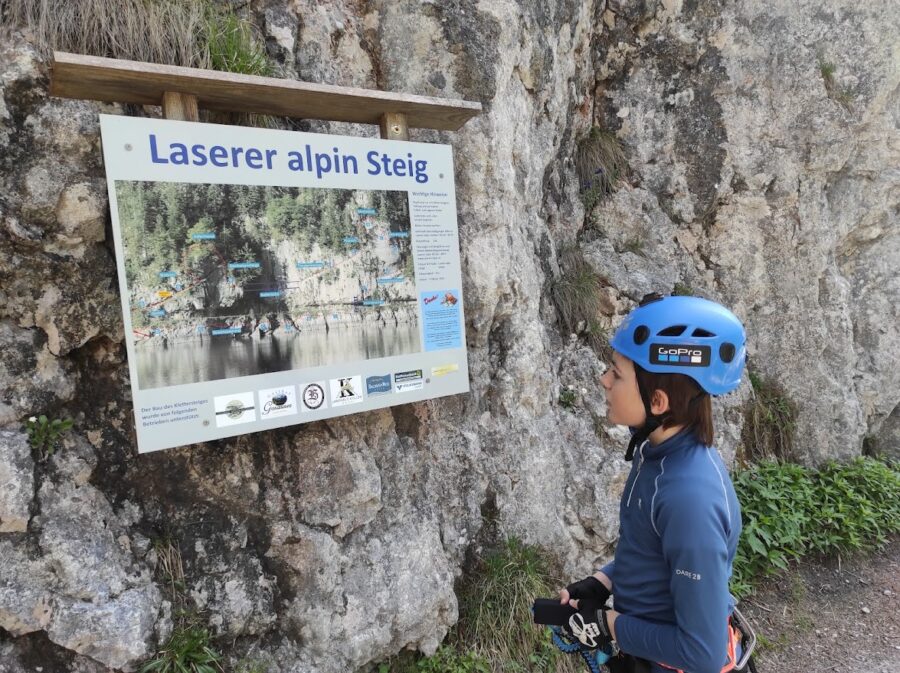 Via Ferrata Laserer Alpin at Gosausee - Hallstatt Austria